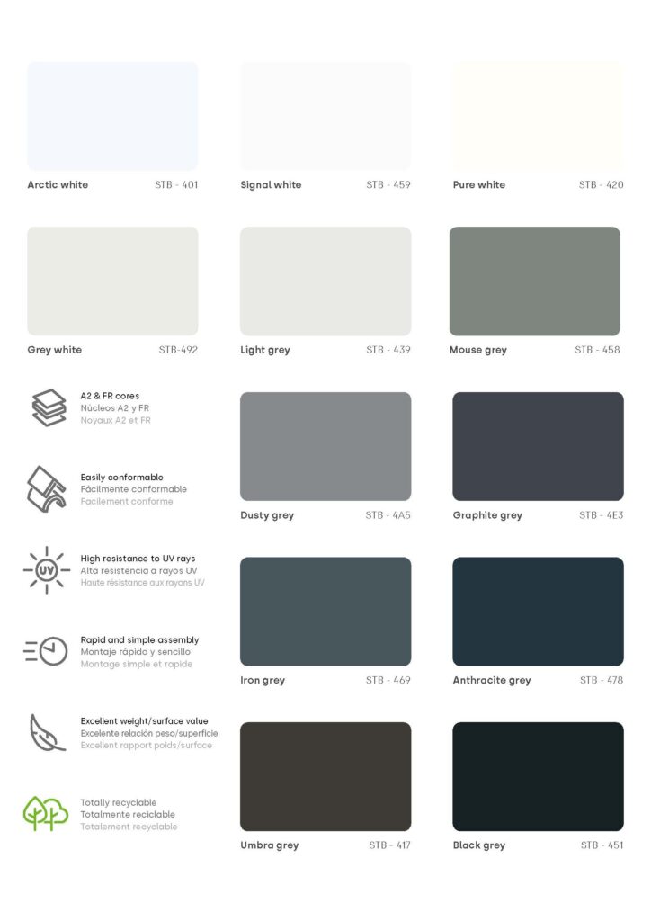 Amplia Gama De Colores Y Acabados Para El Panel Composite Alucobond